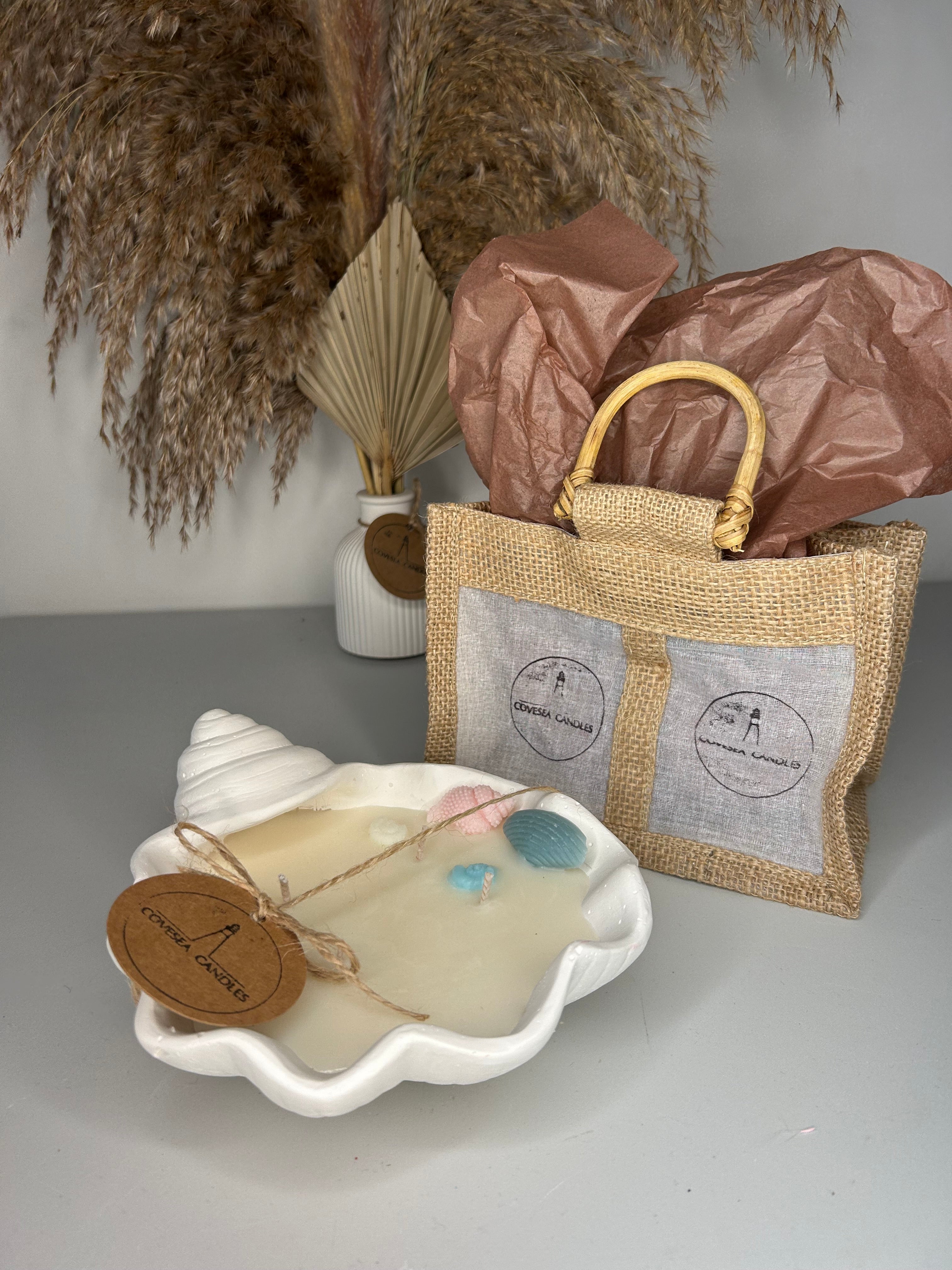 Large Clam Shell Candle – Covesea Candles